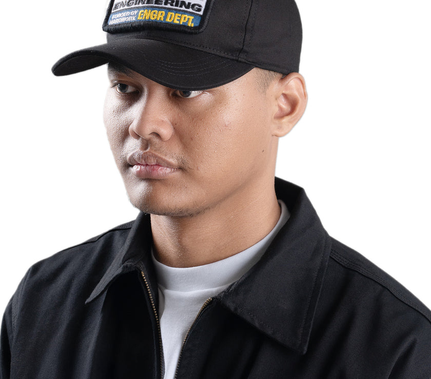 Engineer Workwear - Mosfet Engr Dept Series Black Electrical Cap