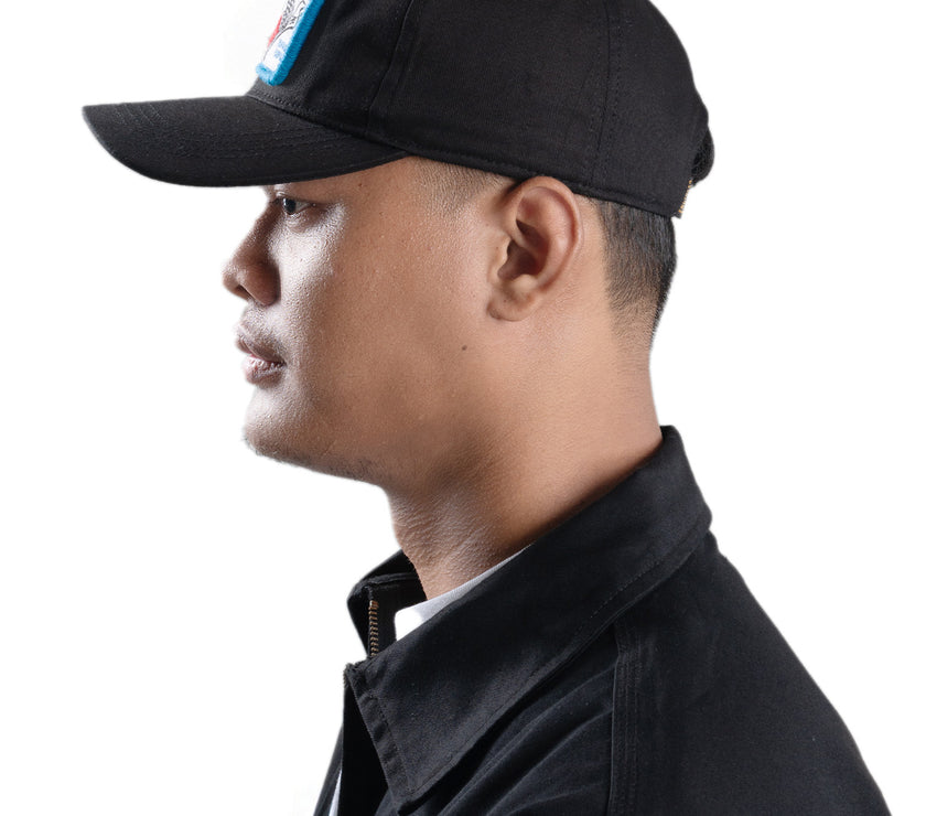 Engineer Workwear - Spindle Engr Dept Series Black Mechanical Cap