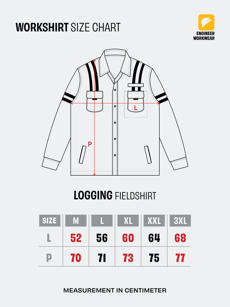 LOGGING BLACK - Safety Reflector Fieldshirt